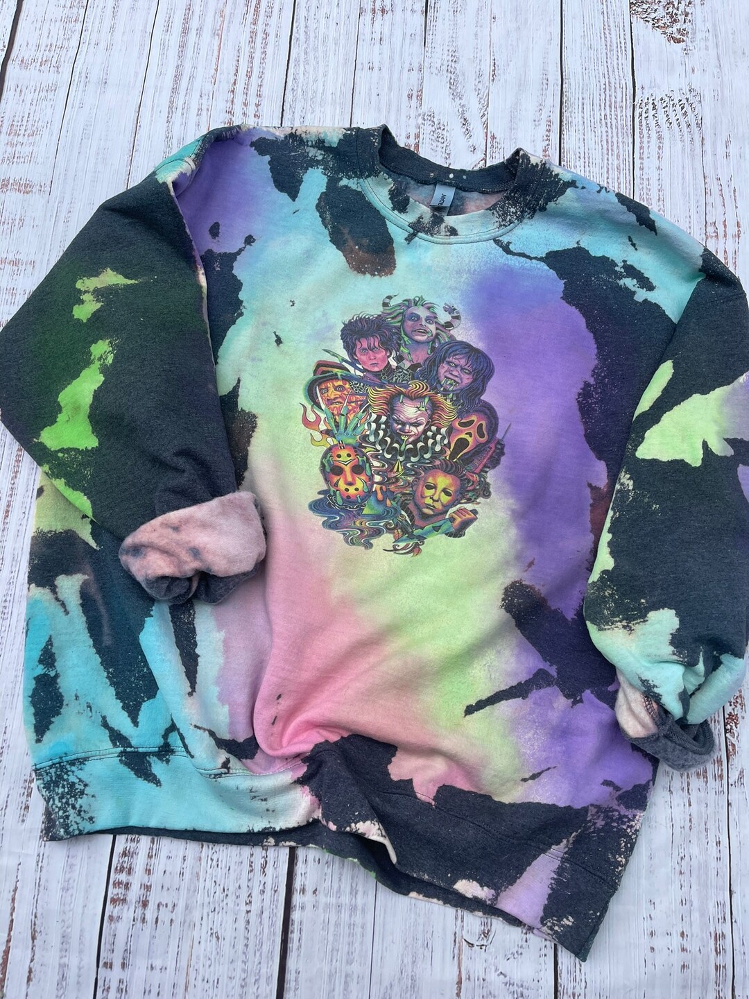 Tie Dye Killer Crew - Etsy