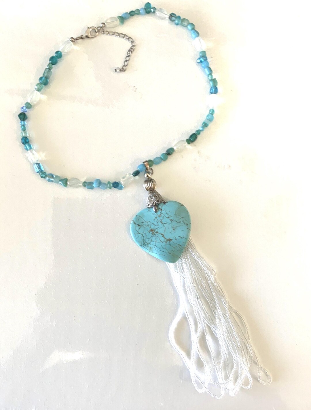 Chest Scar Cover Necklace. One of a Kind Adjustable Handmade Necklace ...
