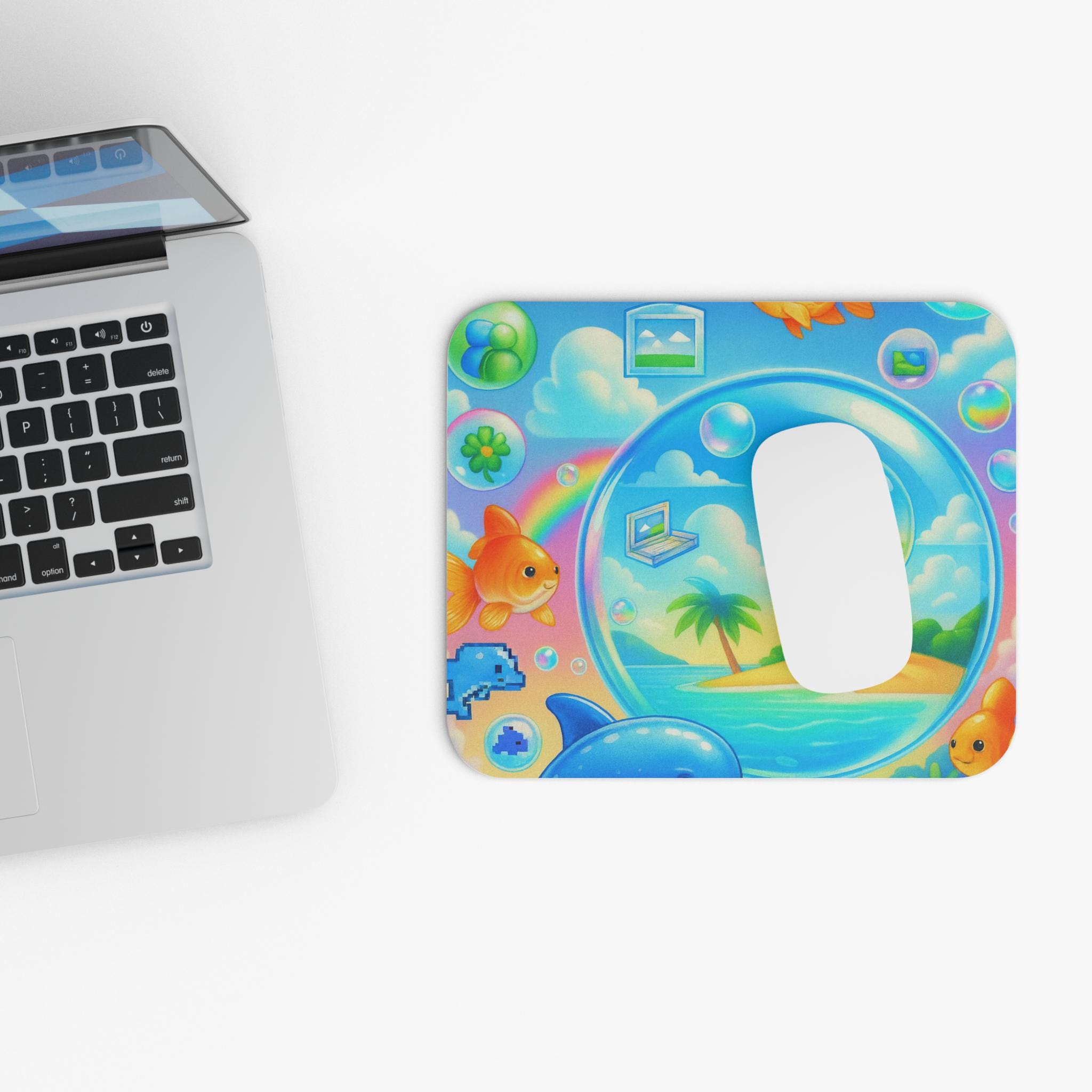 Frutiger Aero Y2K, Underwater Scene Mouse Pad, Ocean Vibes, Fun Desk ...