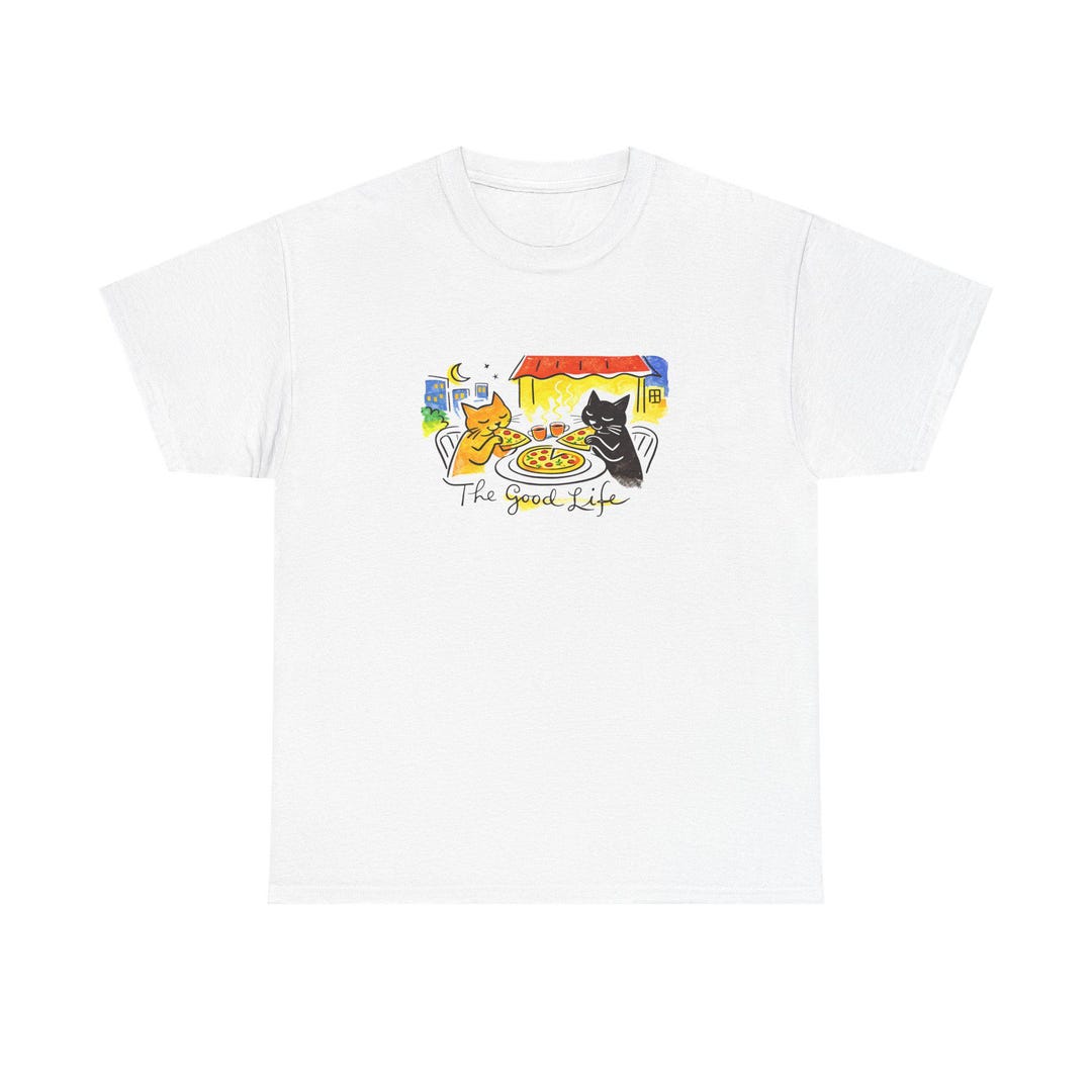 Global Village Coffeehouse GVC Decor, Art, Aesthetic Cats Dining Tee ...