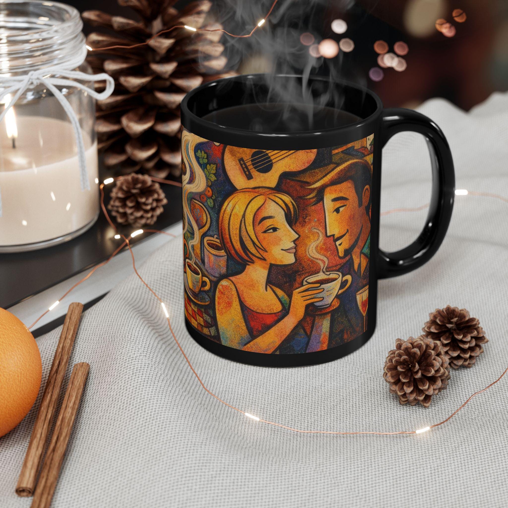 Global Village Coffeehouse Memphis GVC Design Couple Sharing Coffee Mug ...
