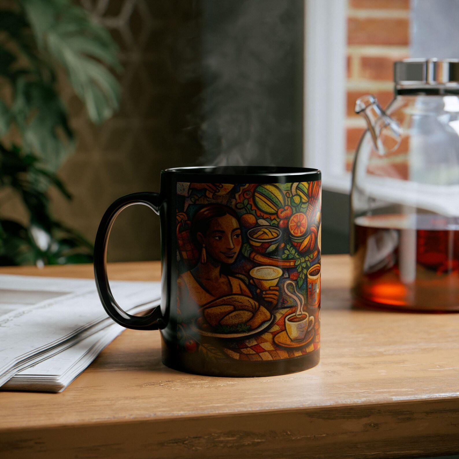 Global Village Coffeehouse Memphis GVC Design Couple Sharing Coffee Mug ...