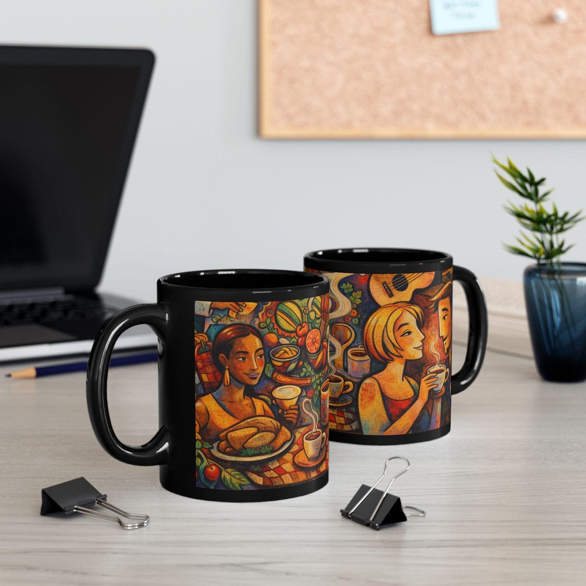 Global Village Coffeehouse Memphis GVC Design Couple Sharing Coffee Mug ...