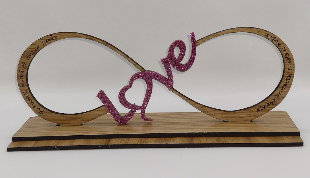 Infinity Love Sign Digital File Svg Glowforge - Etsy