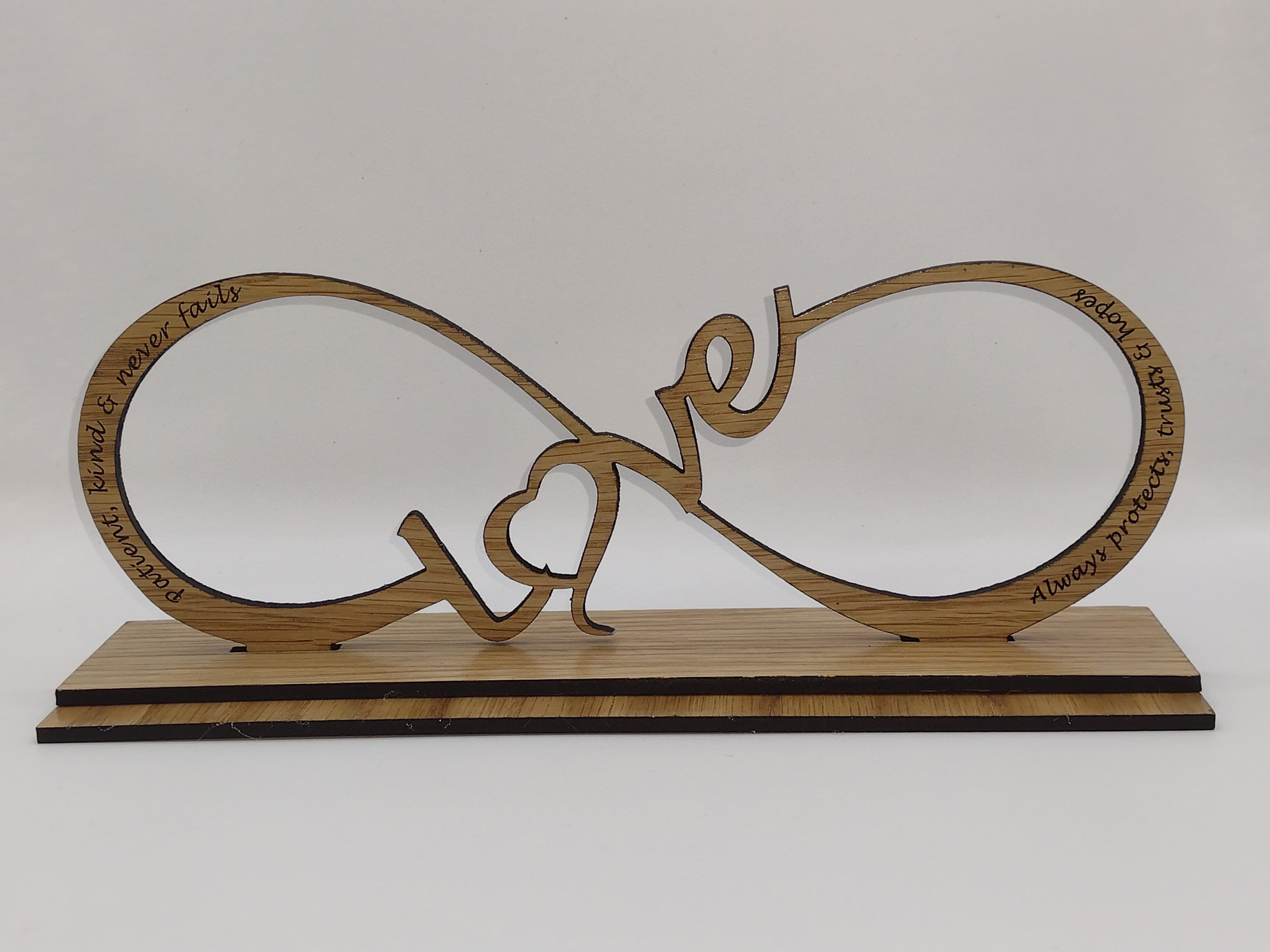 Infinity Love Sign Digital File Svg Glowforge - Etsy