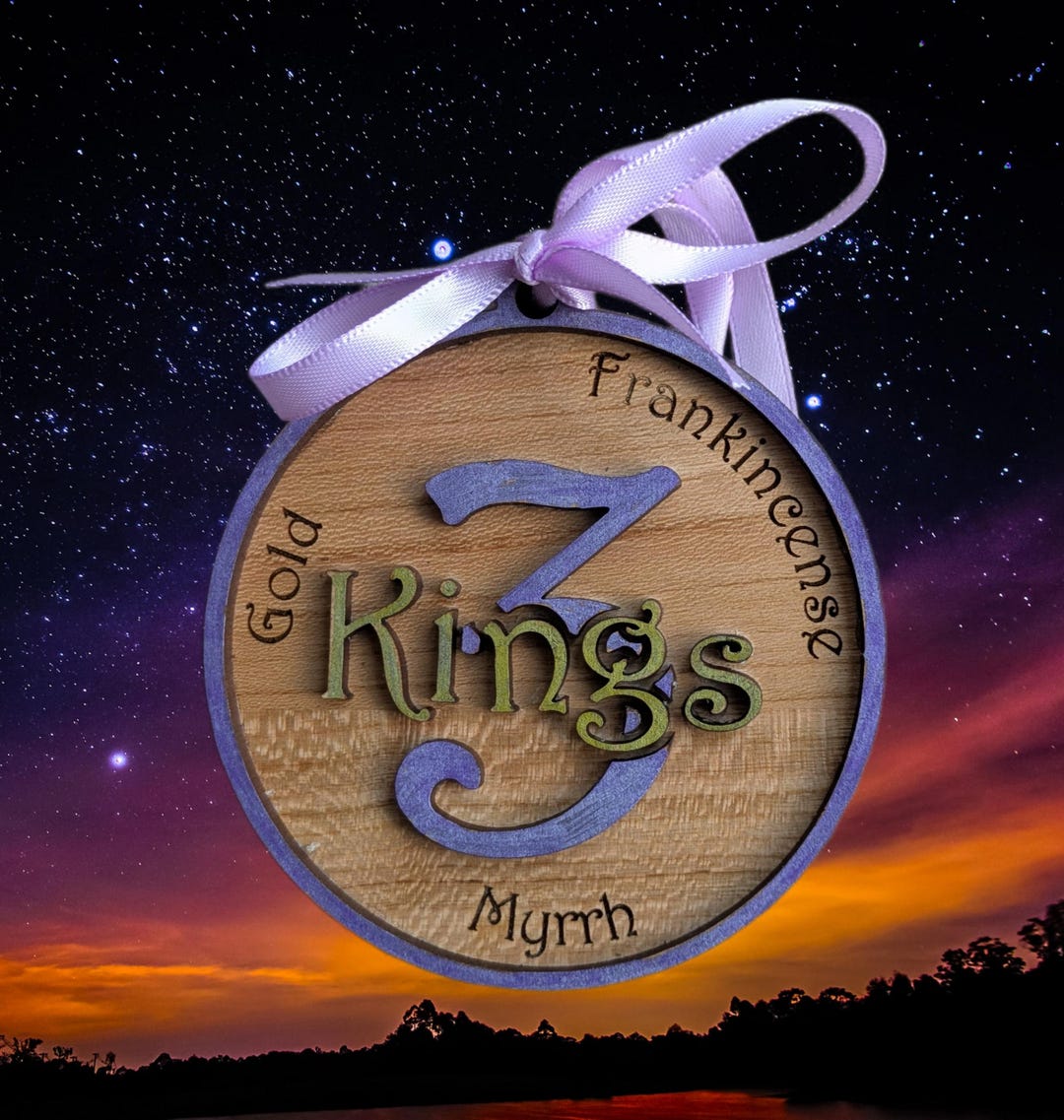 3 Kings Christmas Ornament - Digital File, Svg, Glowforge - Etsy