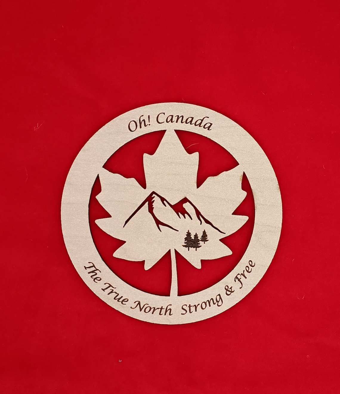Oh Canada Coasters Digital File, Svg. Glowforge, - Etsy