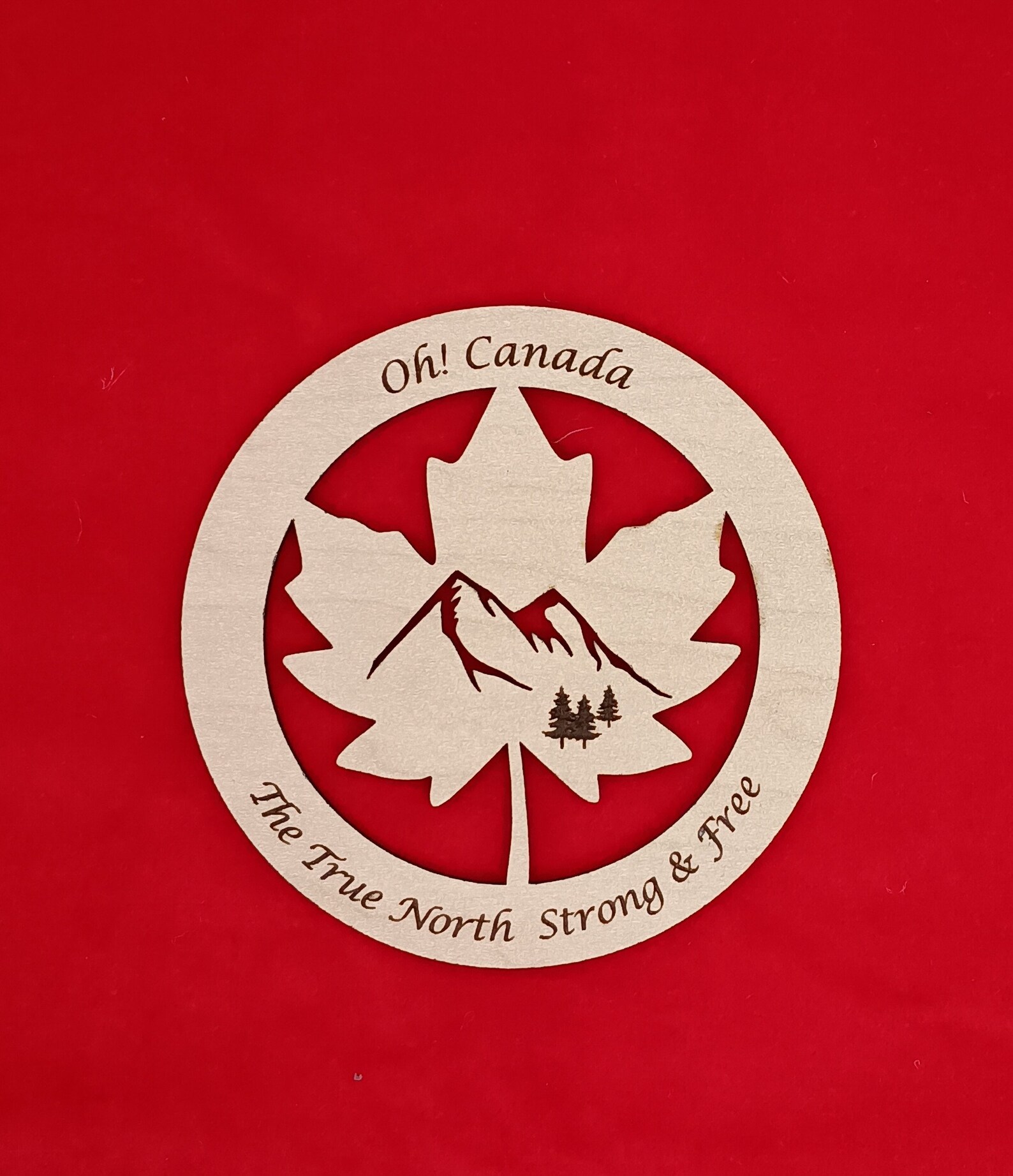 Oh Canada Coasters Digital File, Svg. Glowforge, - Etsy
