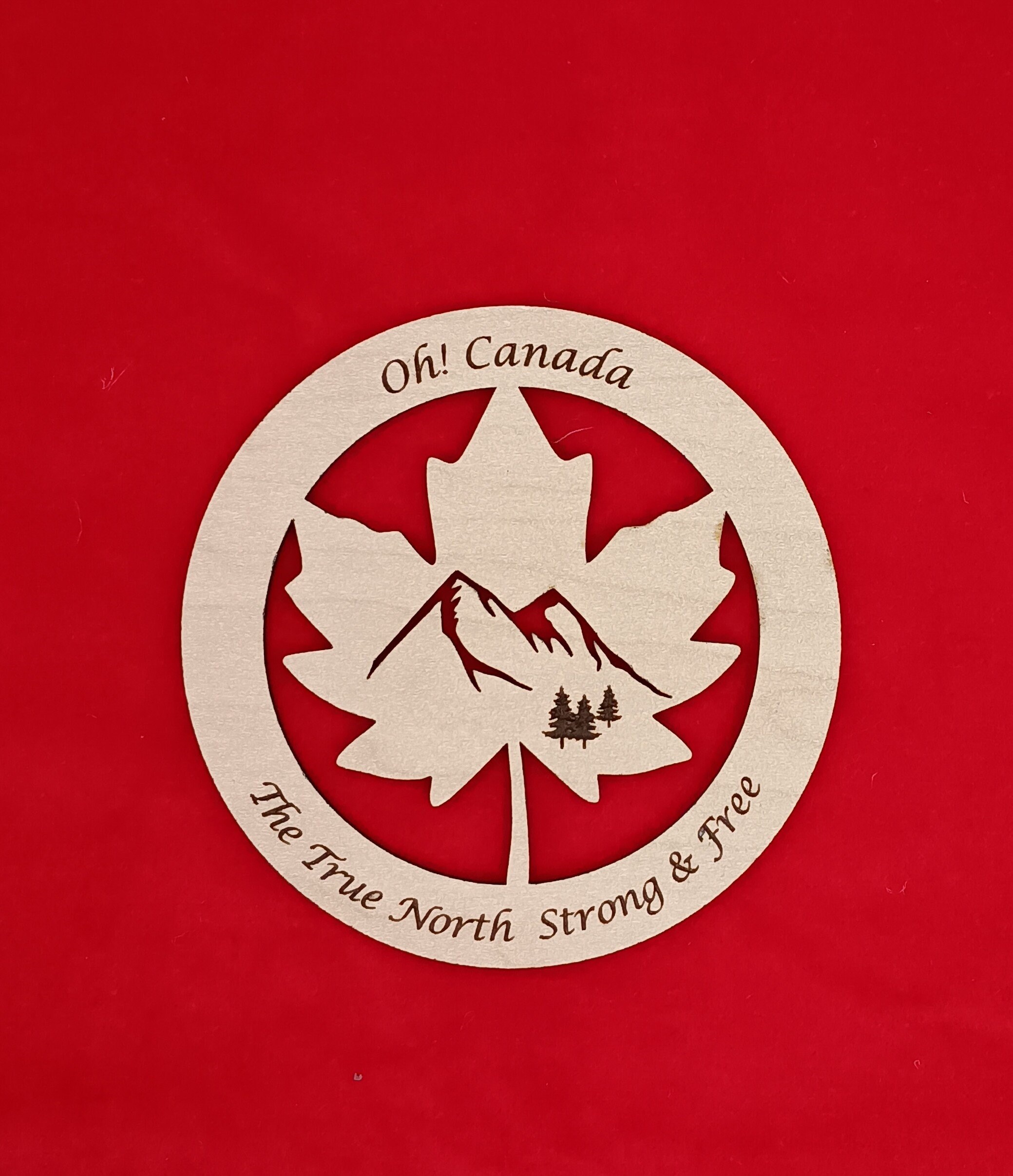 Oh Canada Coasters Digital File, Svg. Glowforge, - Etsy