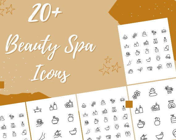 20+ Beauty Spa Icons, Icons for Beauty, Icons for Spa, Icons for Skin ...