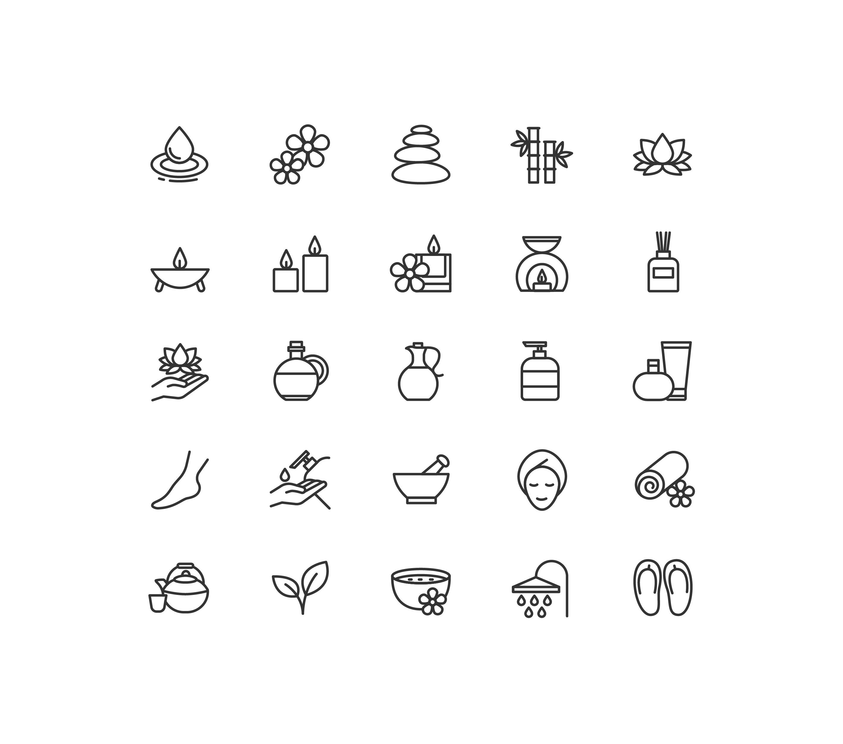 20+ Beauty Spa Icons, Icons for Beauty, Icons for Spa, Icons for Skin ...