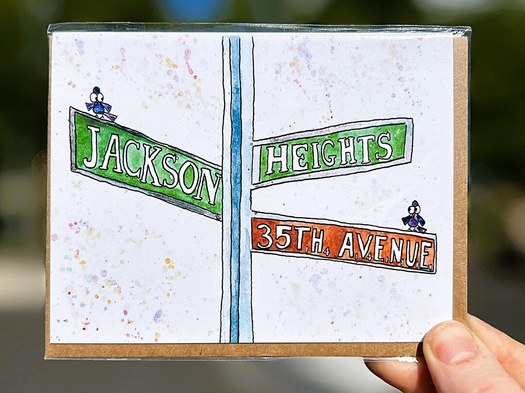 Scrabble Date Queens-greeting Card Art/new York Card/new York City Art ...