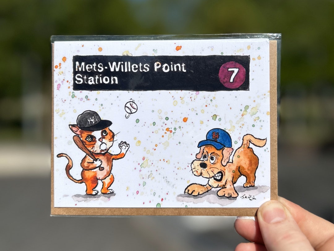 Subway Series-old Rivalries /subway Card/new York Card/new York City ...