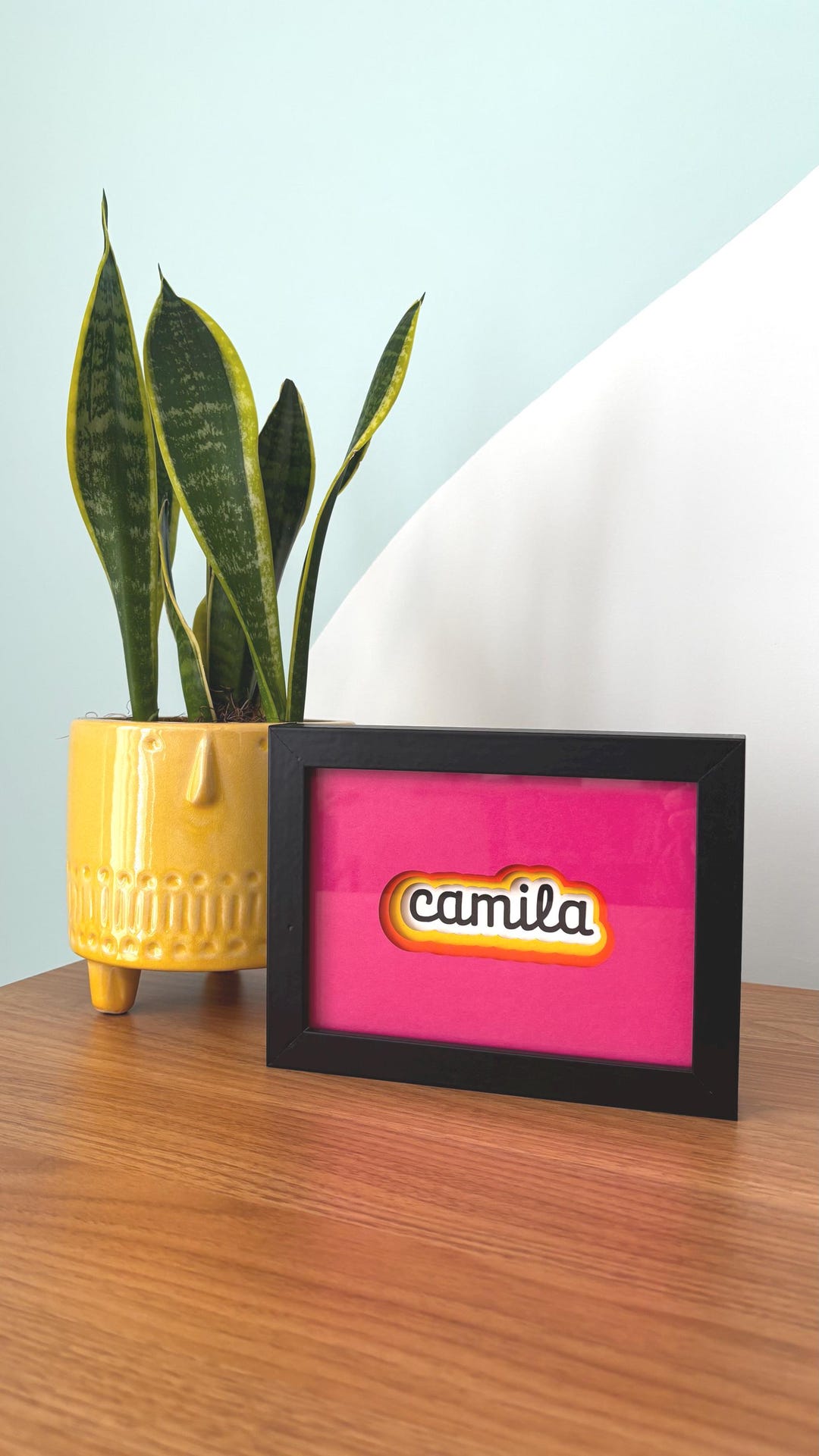 Custom 3D Paper Name Sign | 5x7 Shadowbox, Kid's Room Decor - Etsy