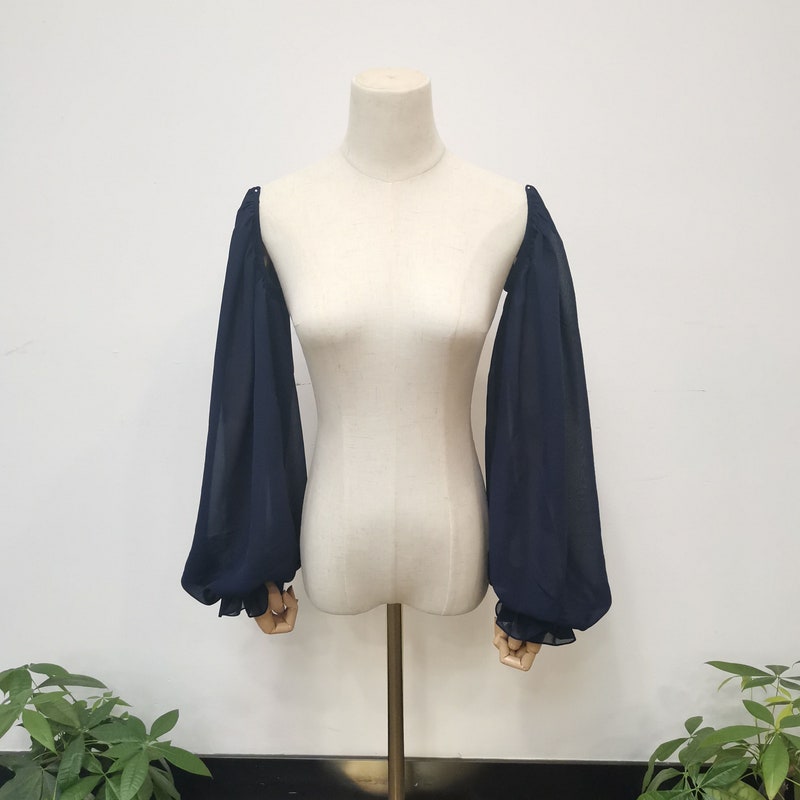 Detachable Sleeve Long Formal - Etsy