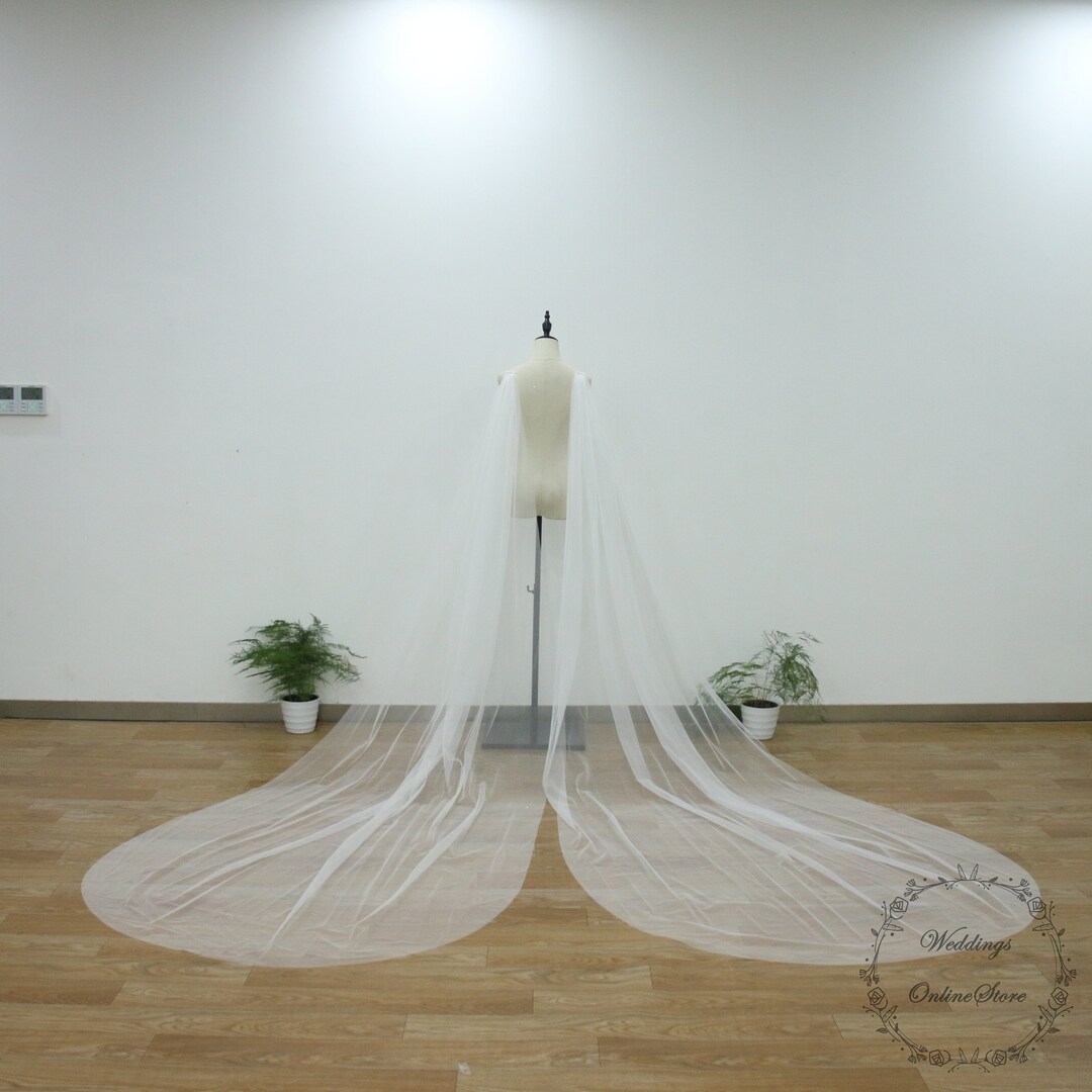 Detachable Tulle Bridal Wings, Shoulder Wing, Minimalist Wedding Cape ...
