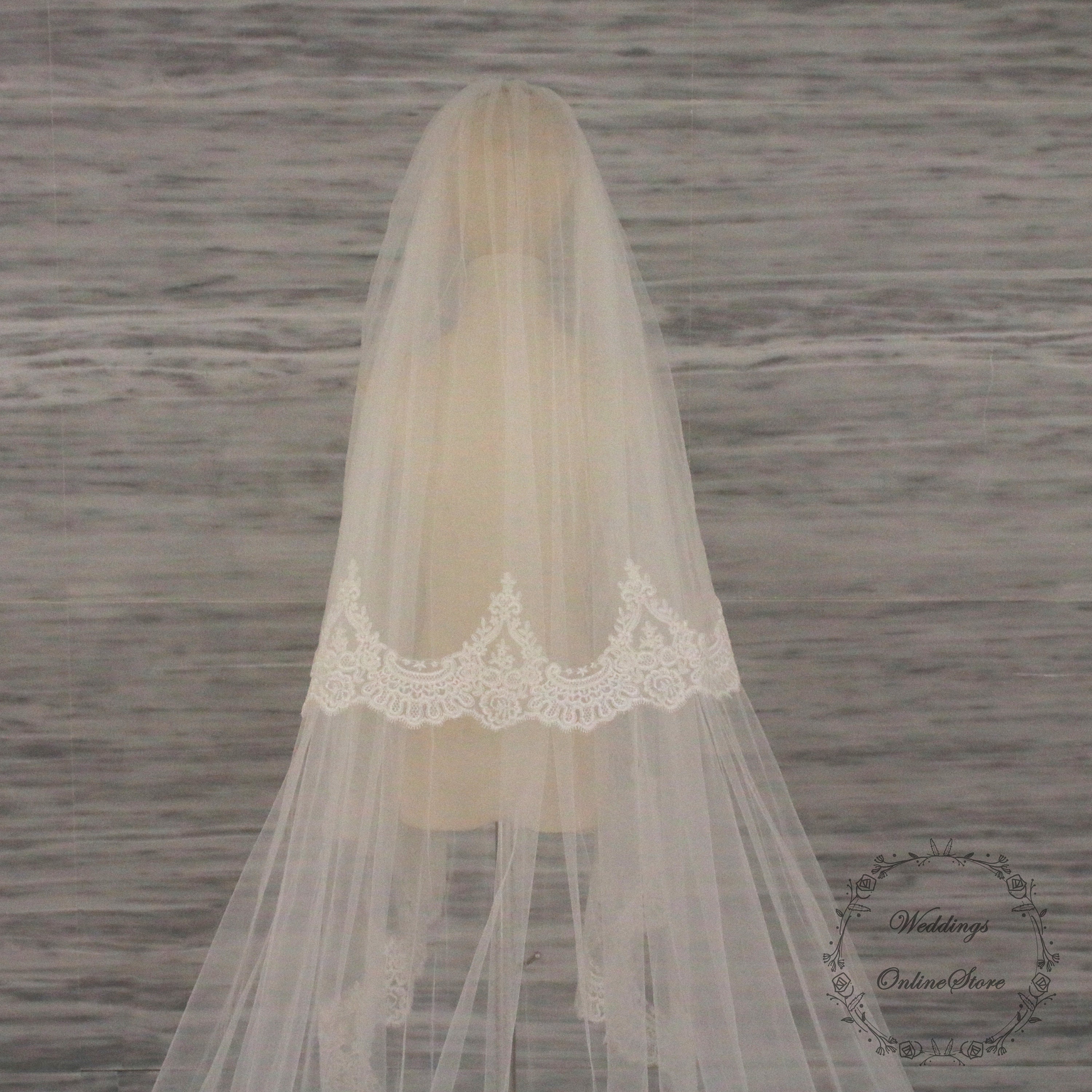 Luxury Baroque Veil Eyelash Lace Veil Two Tiers Veil With | Etsy