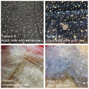 Sparkly Gold Star Hooded Bridal Veil, Black Tulle Cape Veil, Gothic ...