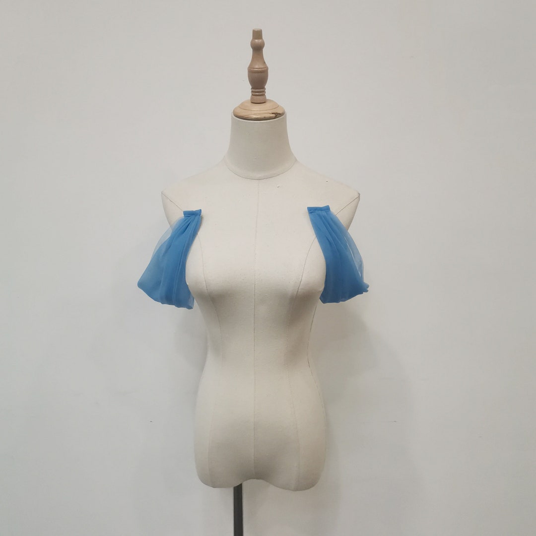 Tulle off the Shoulder Sleeve Strap, Elegant Wedding Straps, Short ...