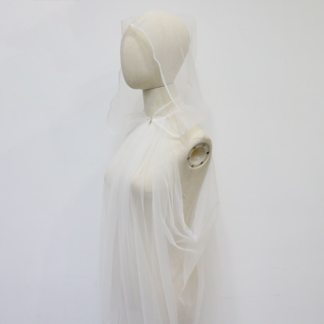 Fairy Bridal Hooded Cape Veil, Vintage Floral Lace Cape, Romantic ...