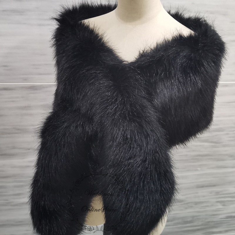 Fur Shawl - Etsy