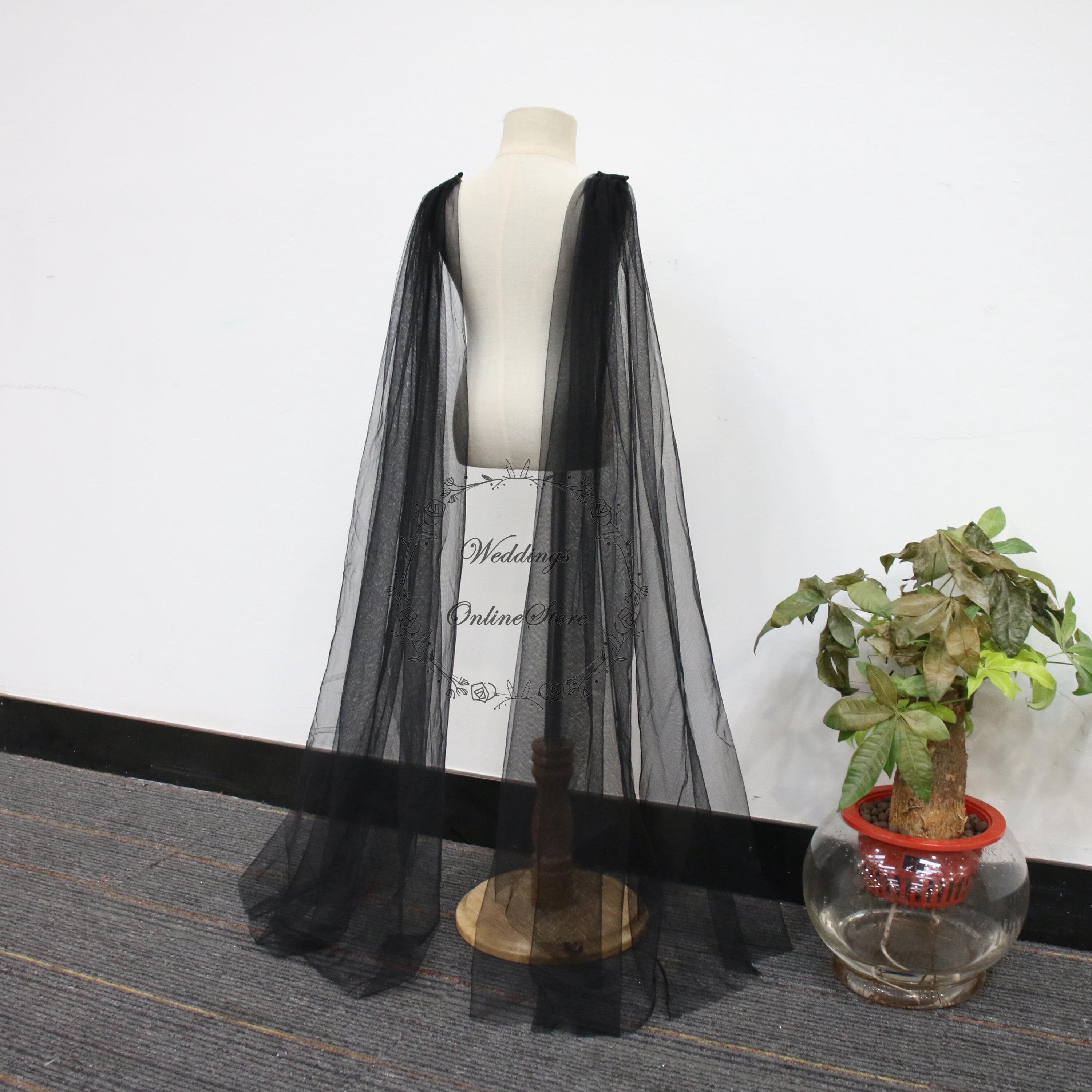 Baby Girl Shoulder Wing, Black Detachable Tulle Wings, Birthday Party ...