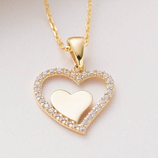 Channel Set Necklace - Etsy