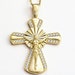 18K Jesus Crucifixion Statue 14K Redeeming Pendant 10K Exaltation Cross ...