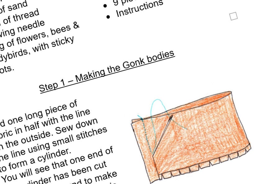 Make Your Own Gonks - Children's Craft Kit - Ideal First Sewing Project ...