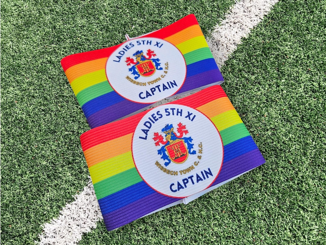 Rainbow Captain Armband: Pride March Sports Accessory - Etsy
