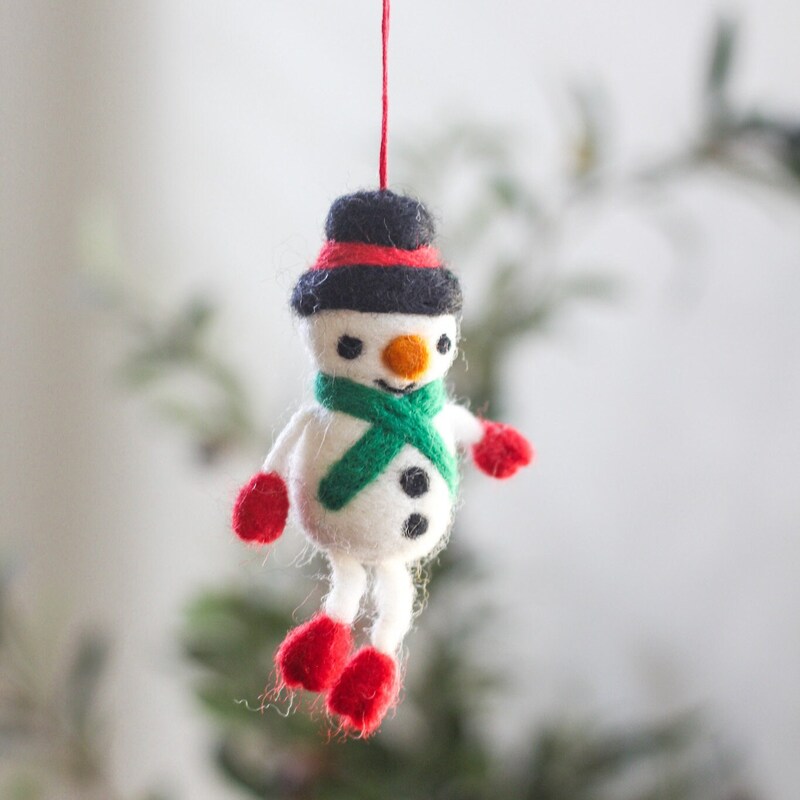 Felt Snowman - Etsy