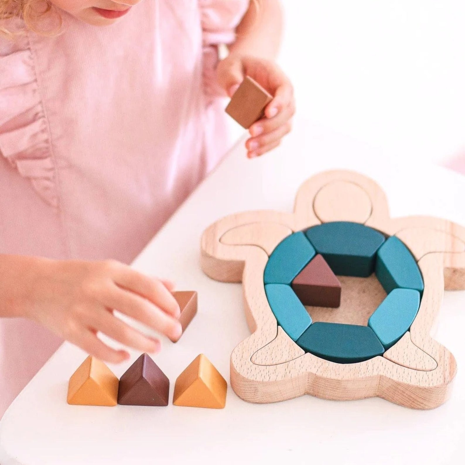 Wooden Puzzle | Turtle Puzzle, Wooden Tortoise, Toddler Gift ...