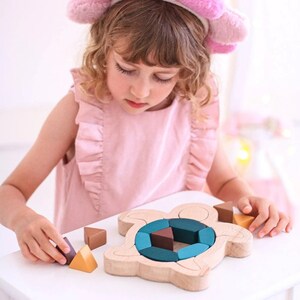 Wooden Puzzle | Turtle Puzzle, Wooden Tortoise, Toddler Gift ...