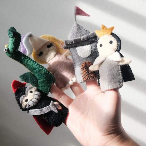 Felt Finger Puppets - Etsy