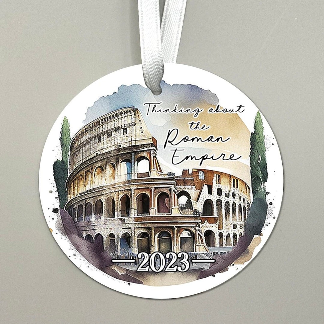 Thinking About the Roman Empire Christmas Ornament - Etsy