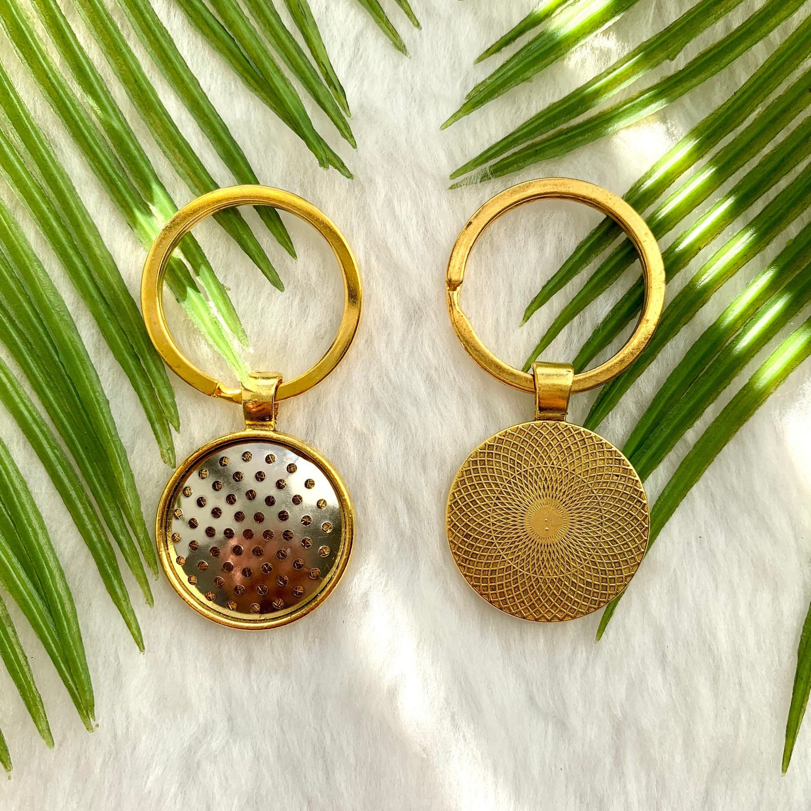 A Pair of DIY Blank Keychains / Small Embroidery Keychain / Embroidery ...