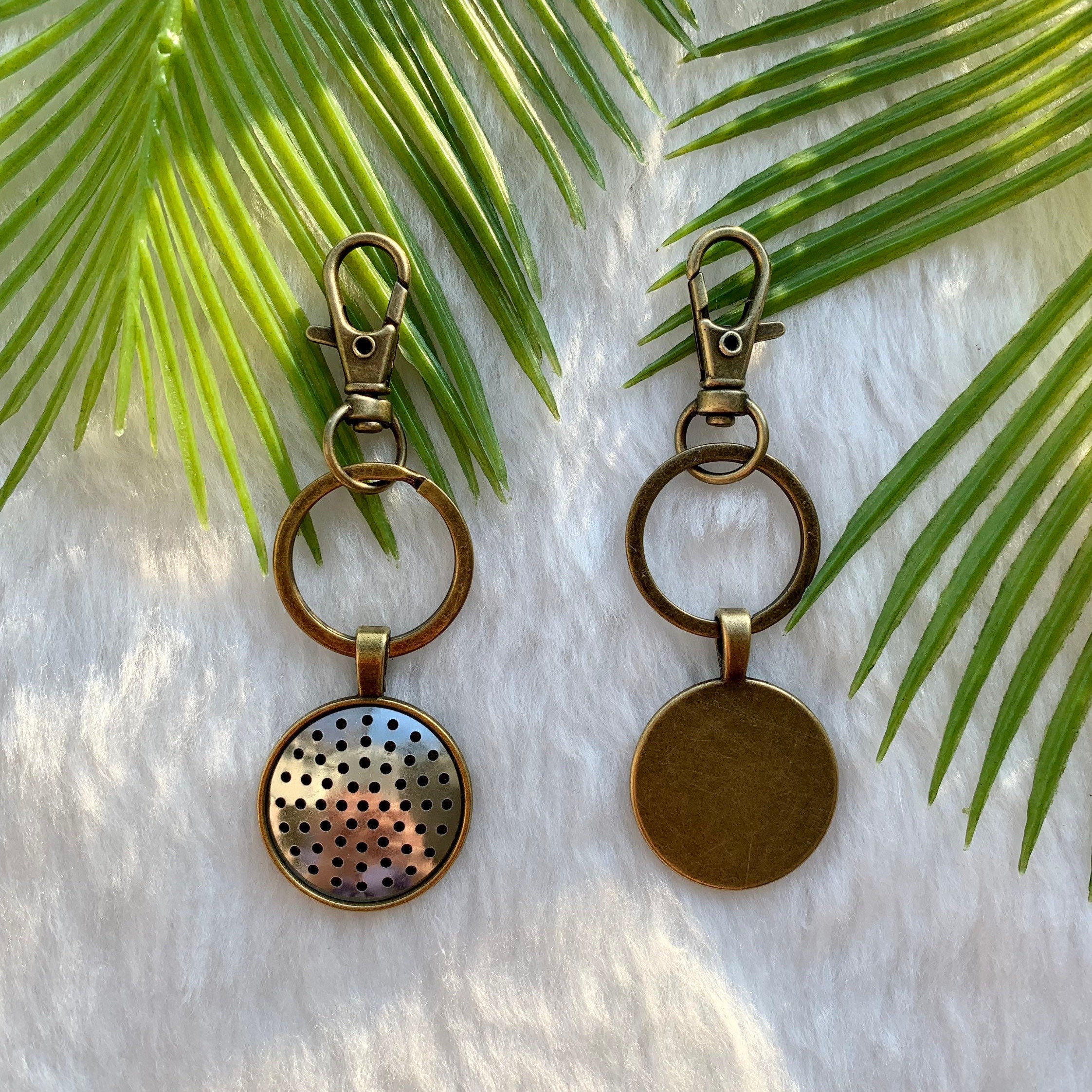 A Pair of DIY Blank Keychains / Small Embroidery Keychain / Embroidery ...