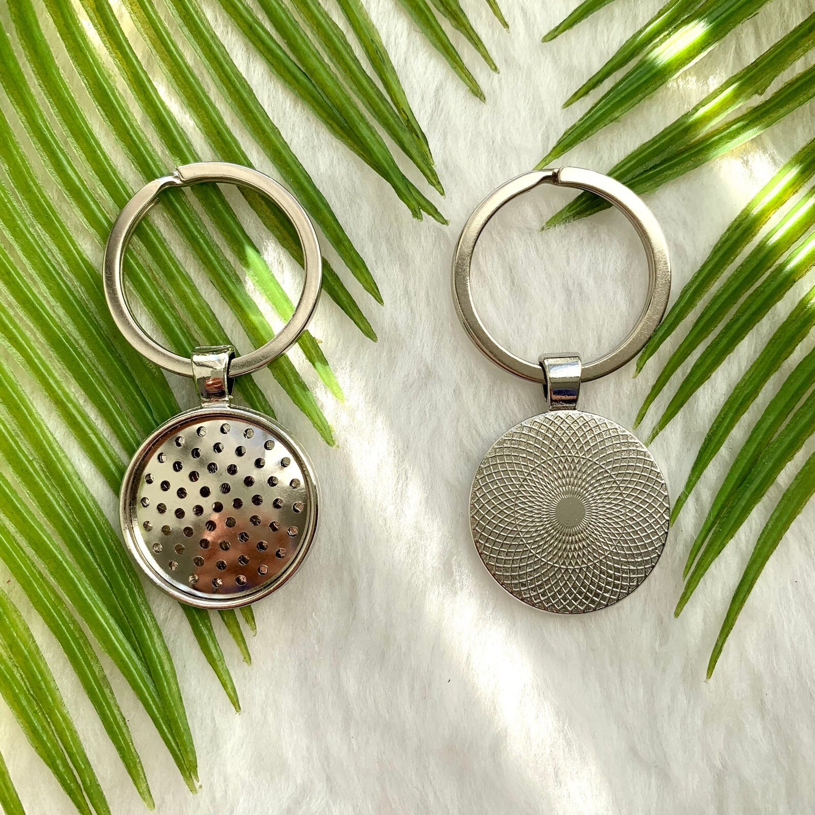 A Pair of DIY Blank Keychains / Small Embroidery Keychain / Embroidery ...