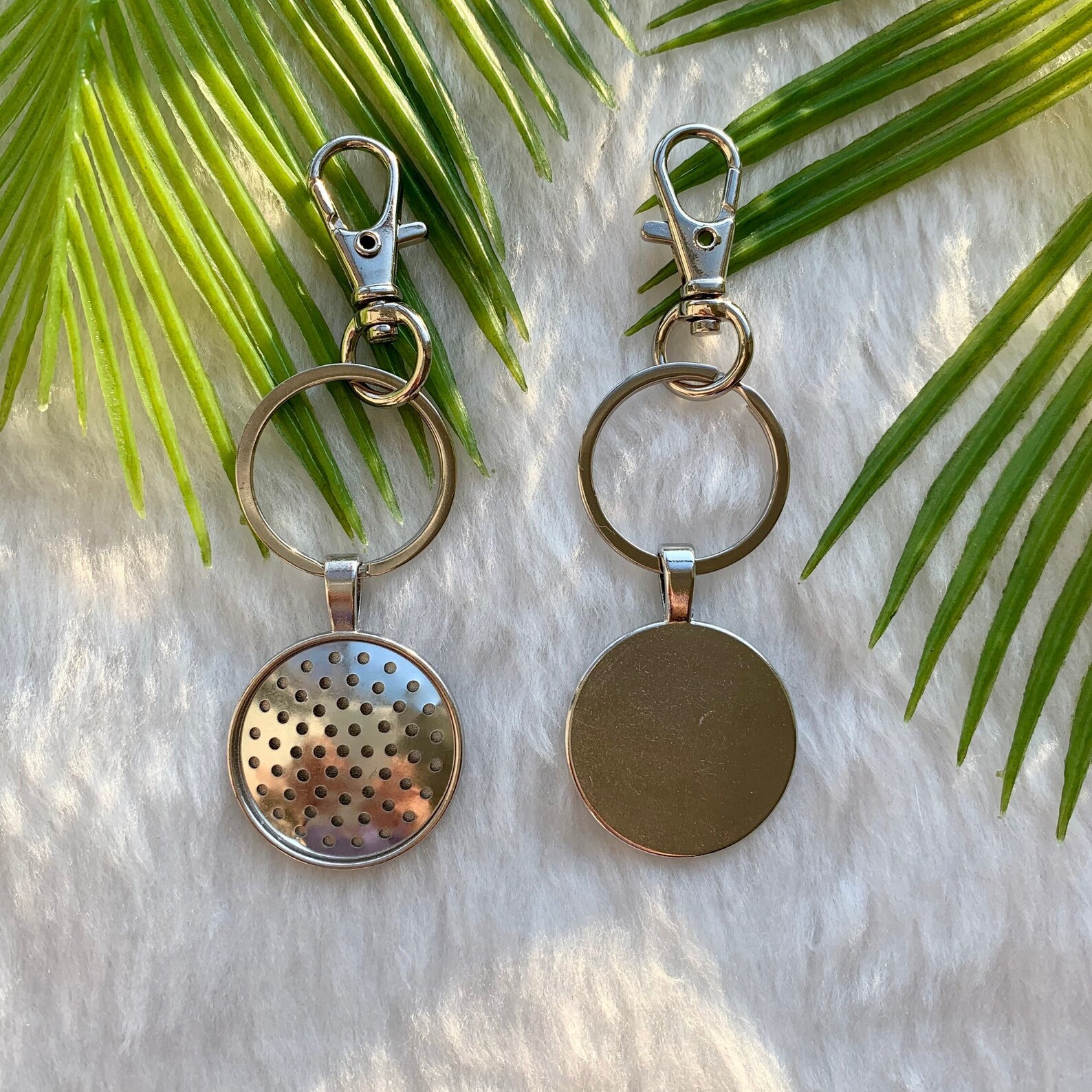 A Pair of DIY Blank Keychains / Small Embroidery Keychain / Embroidery ...
