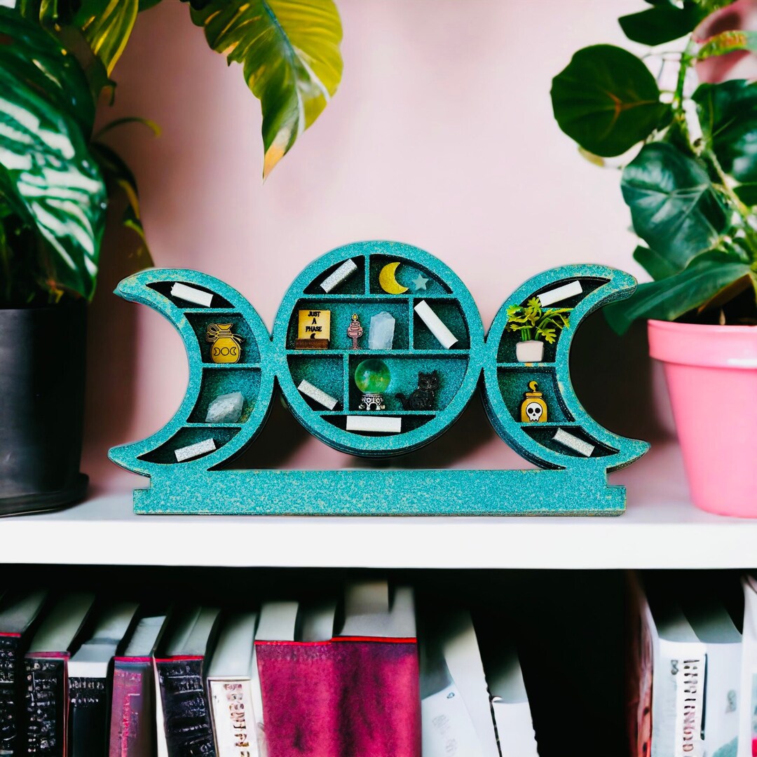 Moon Phase Mini Bookshelf DIY Kit - Etsy