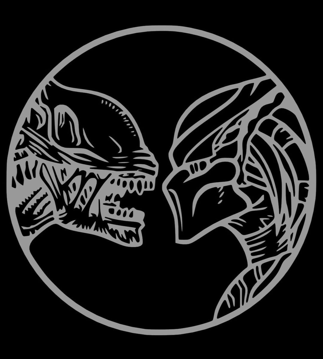 Alien Vs Predator Decal - Etsy