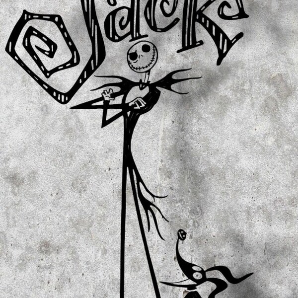 Jack the Skeleton Stickers - Etsy