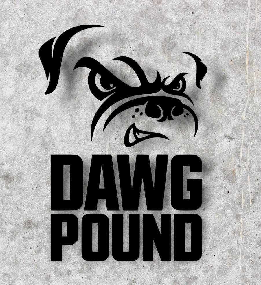 Cleveland Browns Dawg Pound Decal - Etsy