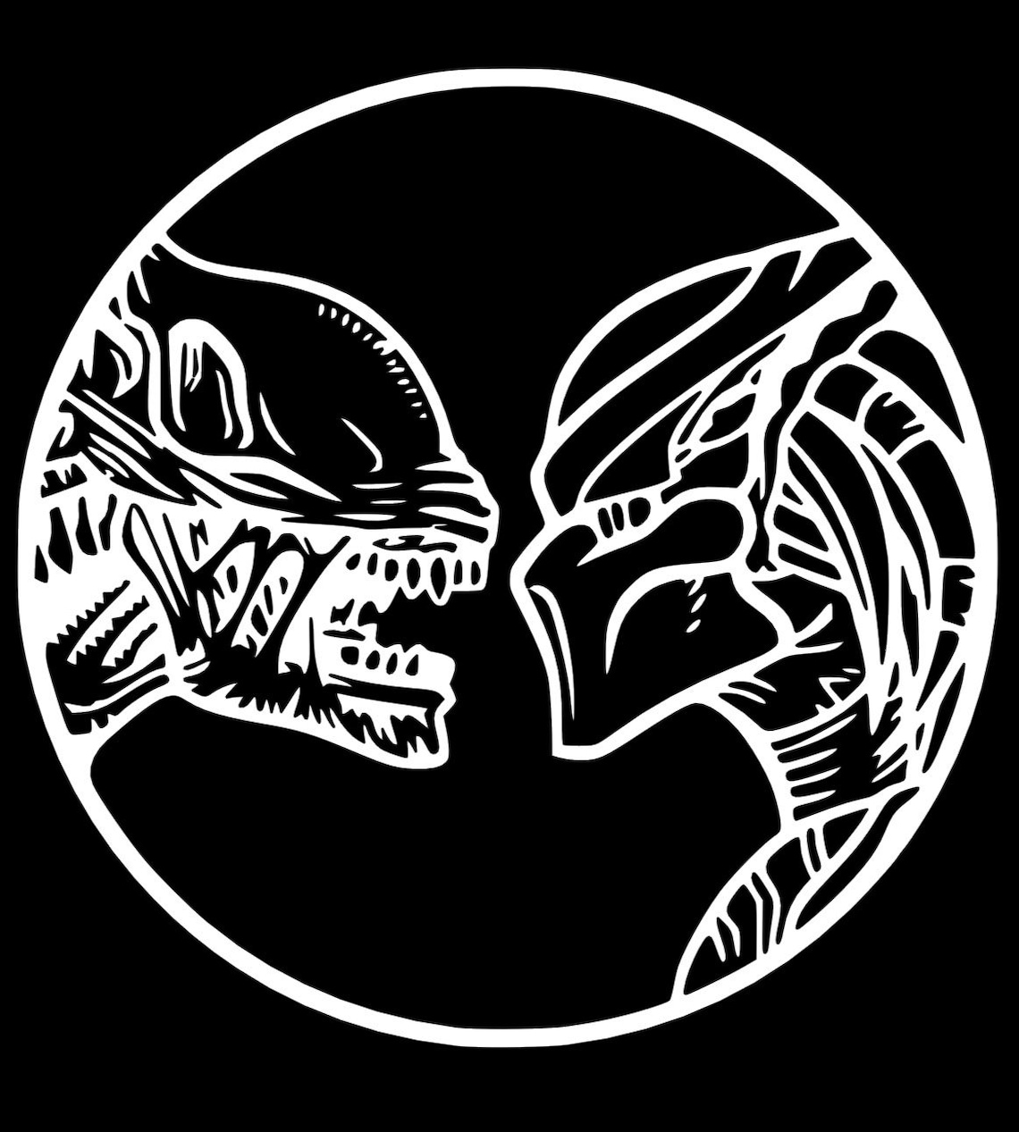 Alien Vs Predator Decal - Etsy