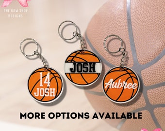 Basketball Keychain - Etsy