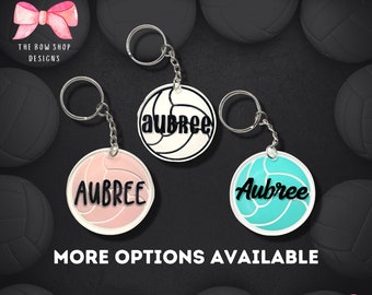 Volleyball Keychain Custom - Etsy