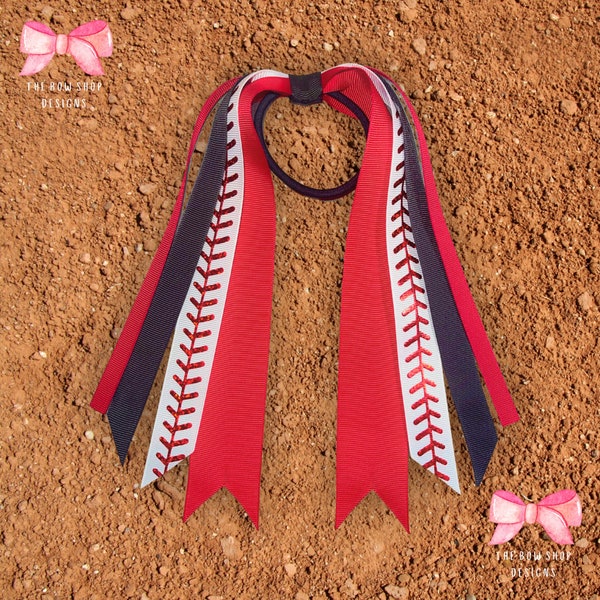 Softball Hair Bows - Etsy