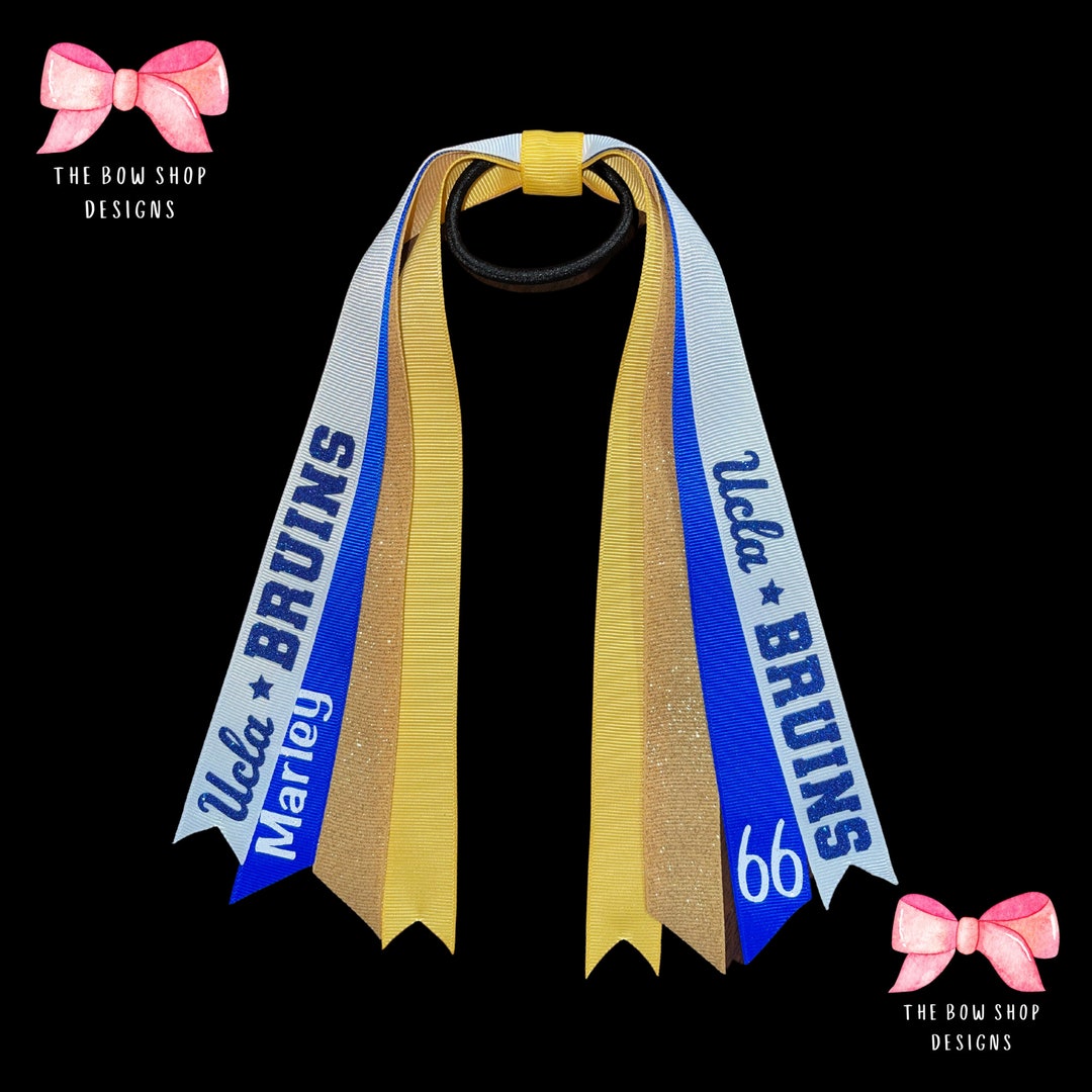 Custom Hair Tie Streamer Personalized Pony-o Ribbons Spirit Ribbons ...