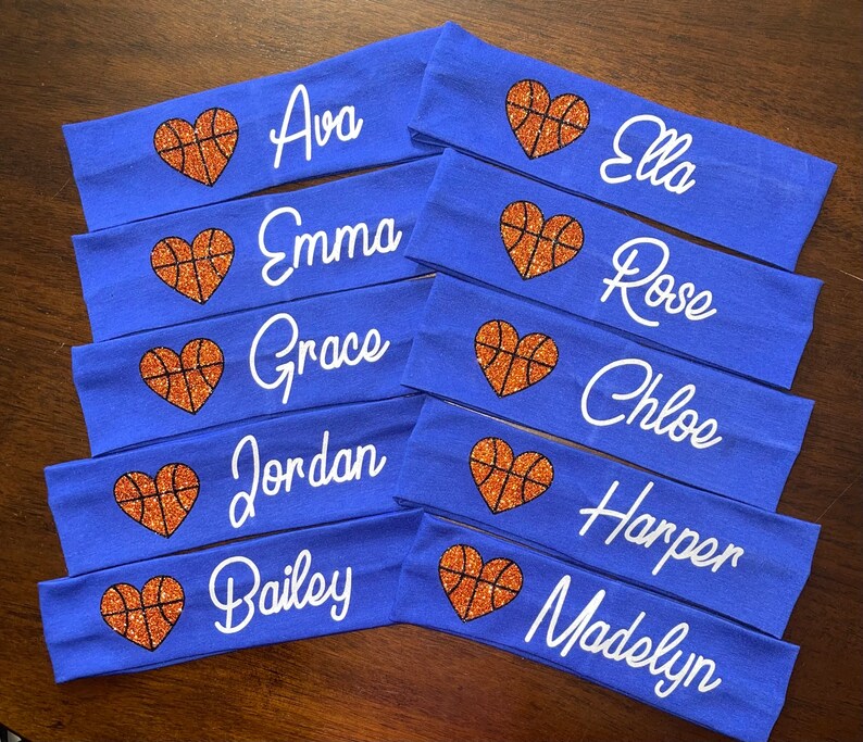 Custom Basketball Headband Personalized Basketball Headband - Etsy