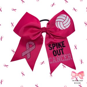Spike Out Cancer Custom Volleyball Breast Cancer Awareness - Etsy